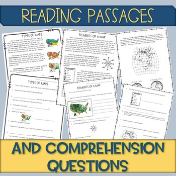 Map skills and Types of Maps Printables & Activities Pack | Made By ...