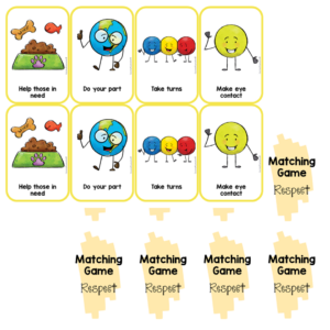Respect Matching Card Game | Made By Teachers