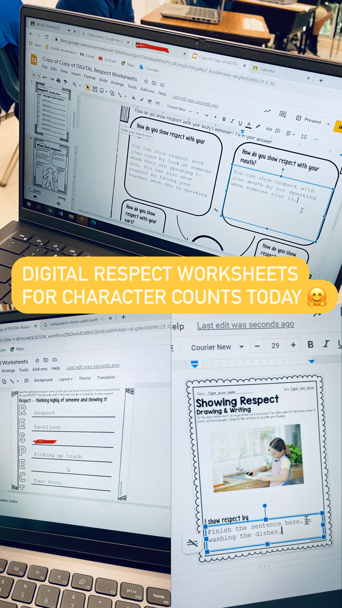 Respect Worksheet Set of 12 | Made By Teachers