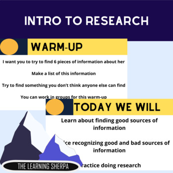 Introduction to Research | Intro to Research and Academic Sources | 9 ...