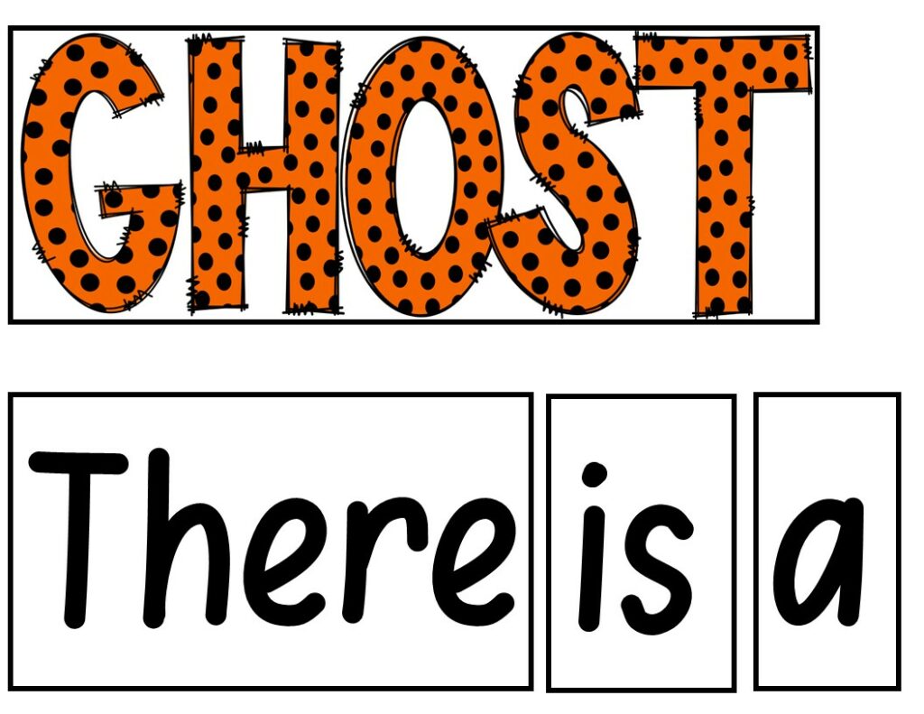 GHOST {Pocket Chart Song} | Made By Teachers