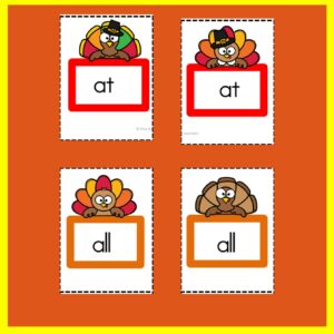 Sight Words Matching | Thanksgiving | November | Made By Teachers