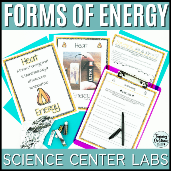 Forms of Energy Centers | Lab Stations | Worksheets - Made By Teachers