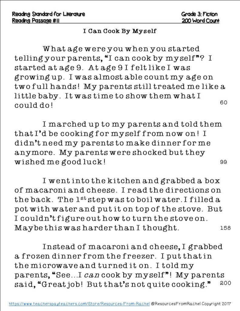 Reading Comprehension Assessments 3rd grade volume 3 | Made By Teachers