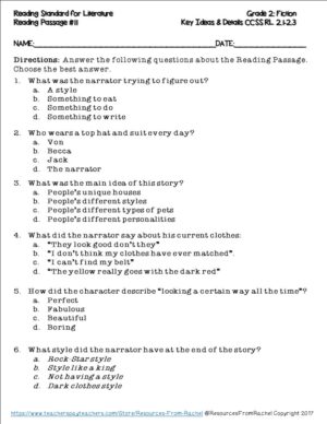 Reading Comprehension Assessments 2nd grade volume 3 | Made By Teachers