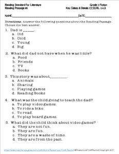 Reading Comprehension Assessments 1st grade volume 1 | Made By Teachers