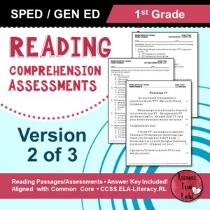 Reading Comprehension Assessments 2nd grade volume 2 | Made By Teachers