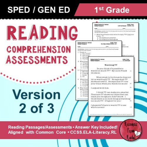 Reading Comprehension Assessments 2nd grade volume 2 | Made By Teachers