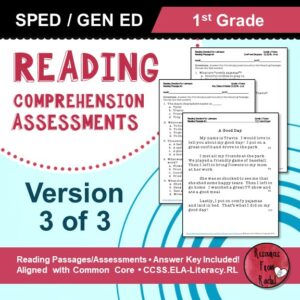 Reading Comprehension Assessments 2nd grade volume 2 | Made By Teachers
