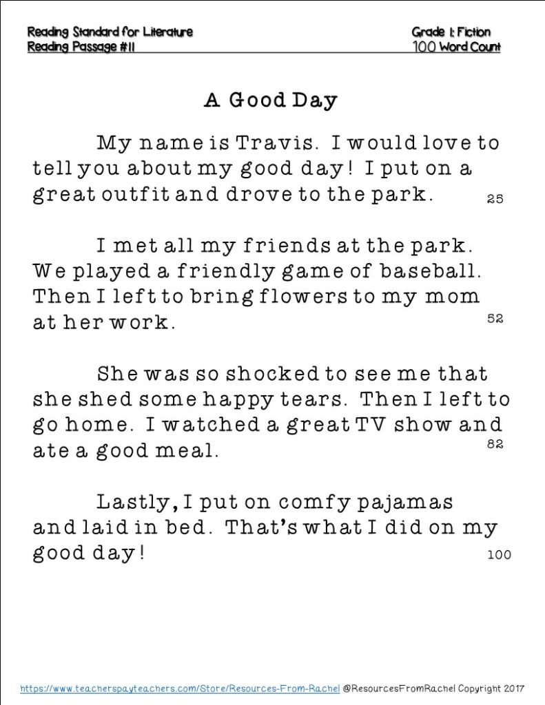 Reading Comprehension Assessments 1st grade volume 3 | Made By Teachers