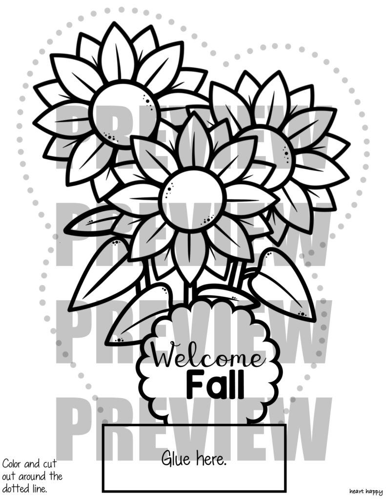 Sunflowers in Rainboots | Fall Craft | Thanksgiving Craft | Made By ...