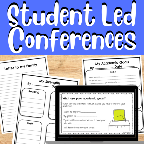 Student Led Conferences Templates Materials Handouts Lesson + Letters ...