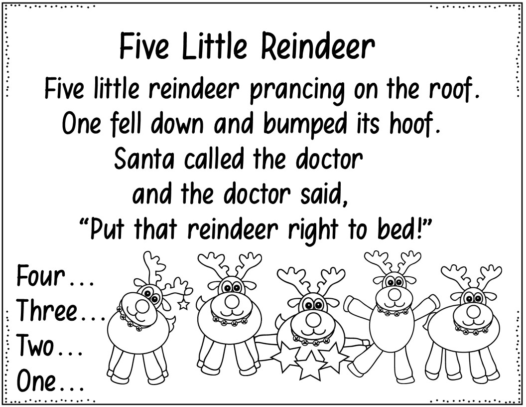 Five Little Reindeer | Made By Teachers