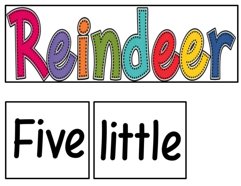 Five Little Reindeer | Made By Teachers