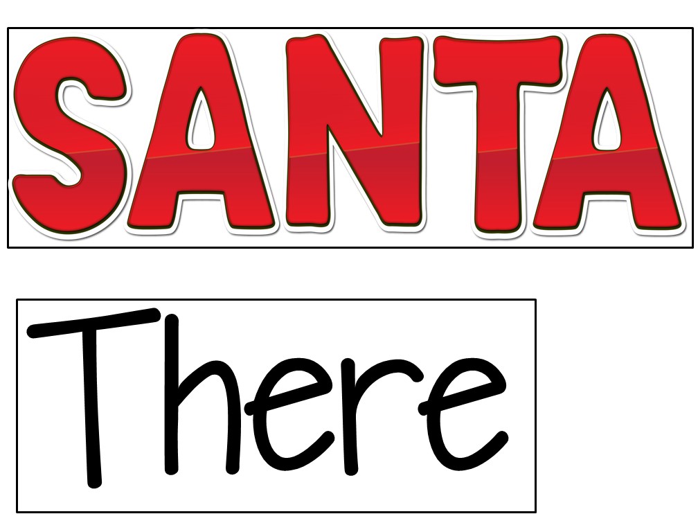 SANTA {Pocket Chart Song} | Made By Teachers