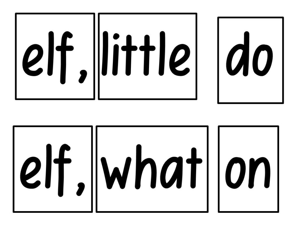 Little Elf {Pocket Chart Poem with Student Books} | Made By Teachers