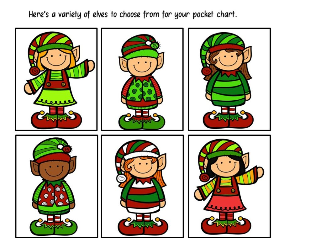 Little Elf {Pocket Chart Poem with Student Books} | Made By Teachers