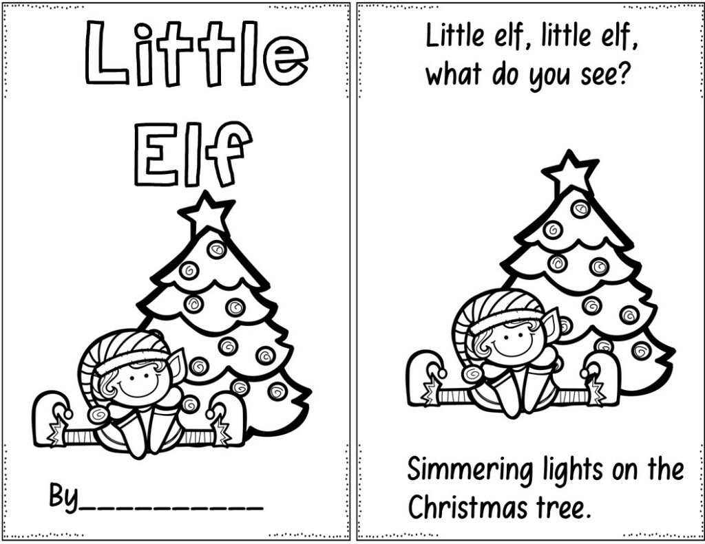 Little Elf {Pocket Chart Poem with Student Books} | Made By Teachers