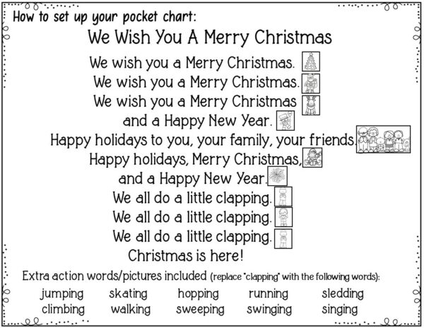 Christmas BUNDLE {Pocket Chart Poems and Songs} | Made By Teachers