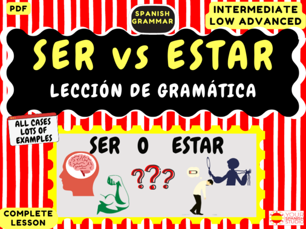 SER and ESTAR in Spanish Entire grammar unit lesson | Made By Teachers