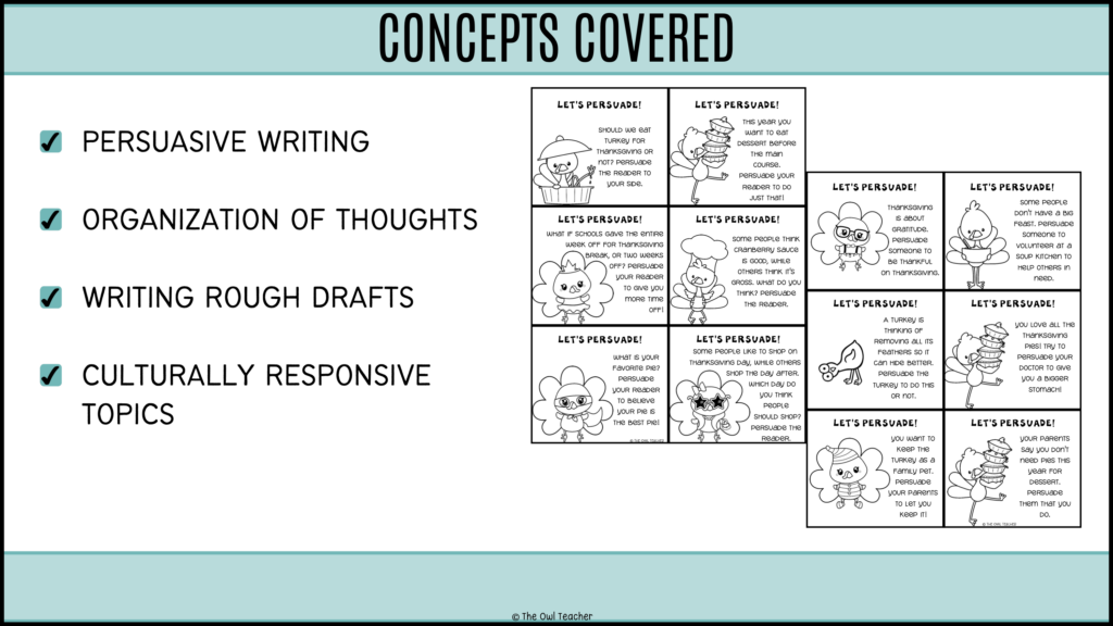 Thanksgiving Persuasive Writing Activity | Made By Teachers