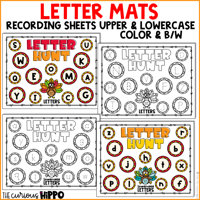Turkey letter hunt preschool | Made By Teachers