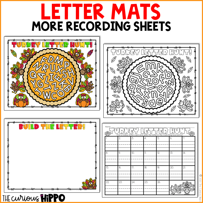 Turkey letter hunt preschool | Made By Teachers