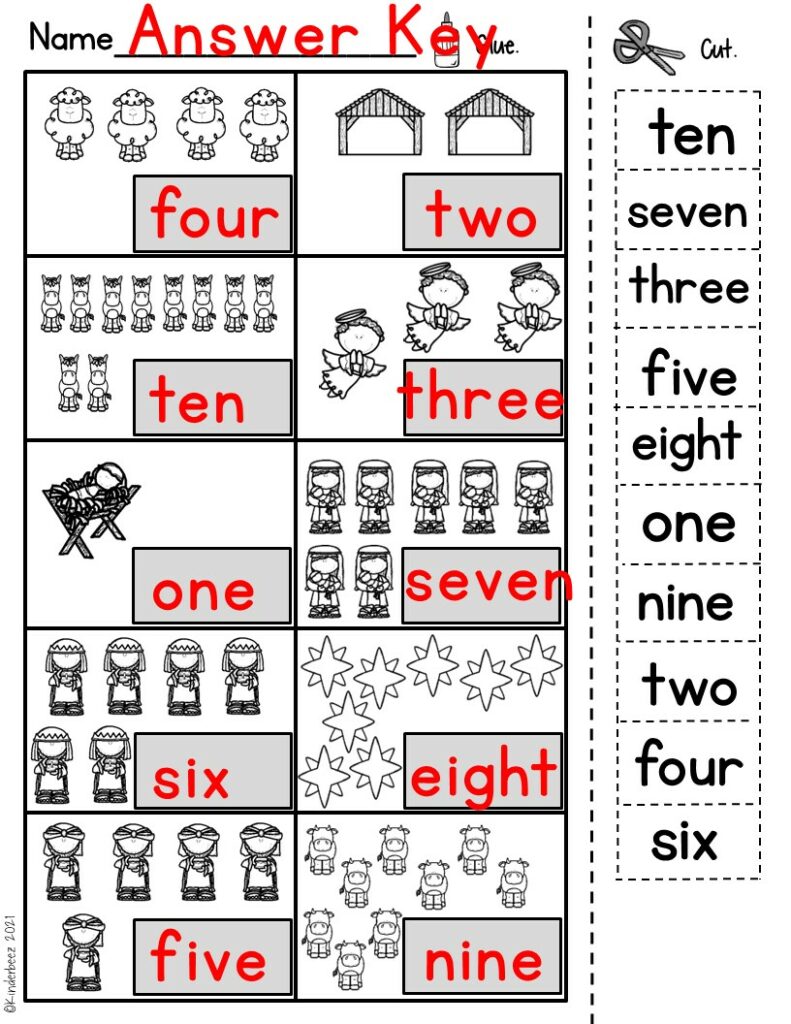 Nativity Kindergarten Pack, Christmas Catholic, Nativity Worksheets ...