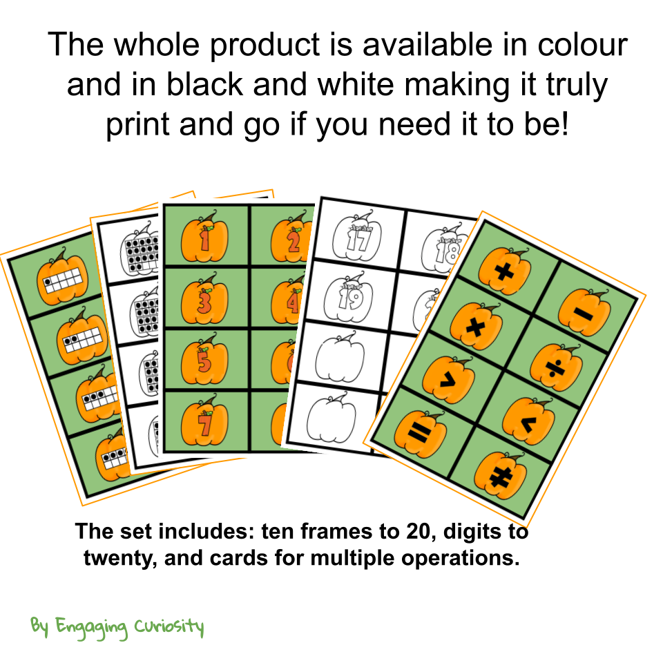 Fall K-2 Addition, Subtraction, Games, Activities | Made By Teachers