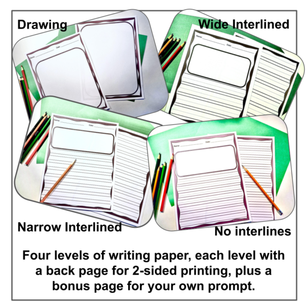 November K-4 Canadian, American Differentiated Writing Prompts | Made ...