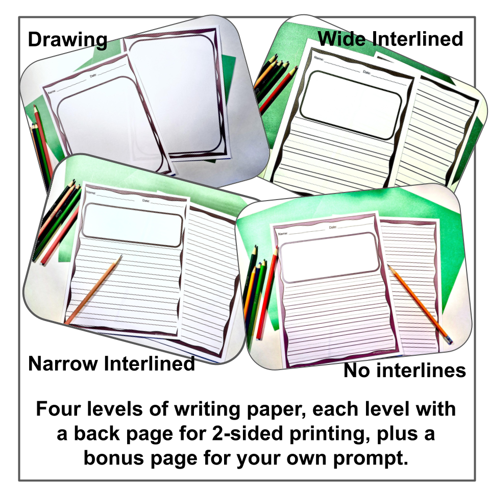 November K-4 Canadian, American Differentiated Writing Prompts | Made ...