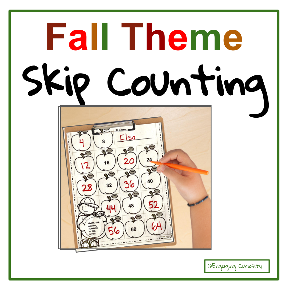 Fall K-2 Differentiated 1, 2, 3, 4, 5 10 Skip Counting - Made By Teachers