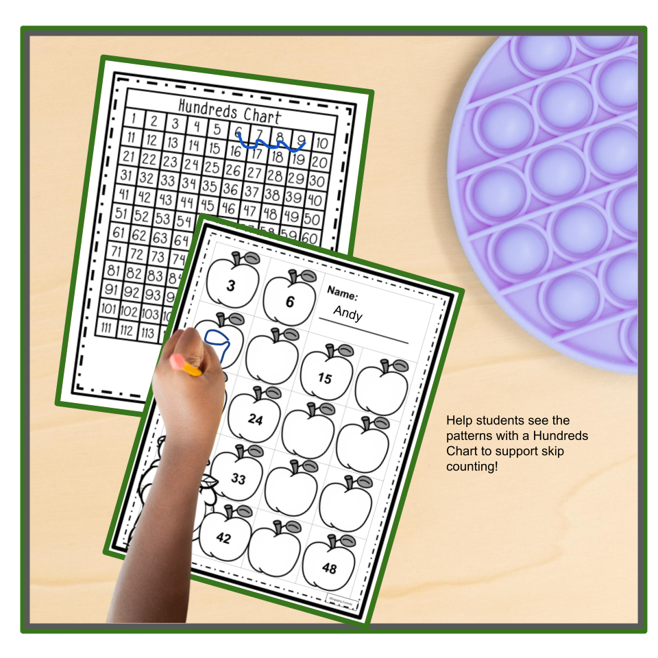 Fall K-2 Differentiated 1, 2, 3, 4, 5 10 Skip Counting | Made By Teachers