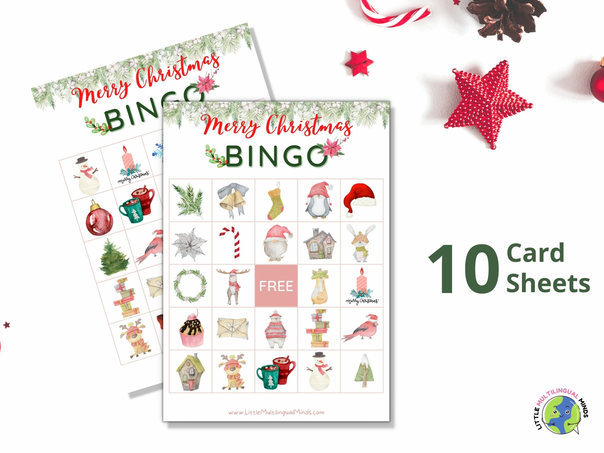 Christmas BINGO Game and FREEBIES - Fun Christmas Activities | Made By ...