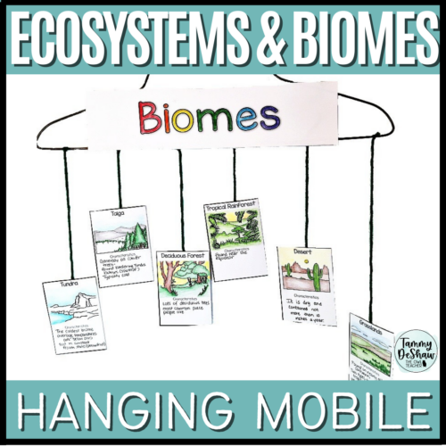 Ecosystems and Biomes Project Ecosystems Mobile & Activity | Made By ...