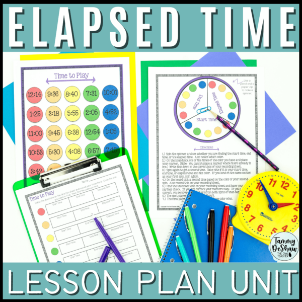 Elapsed Time Worksheets Lesson Plans Activities Guided Math Workshop ...