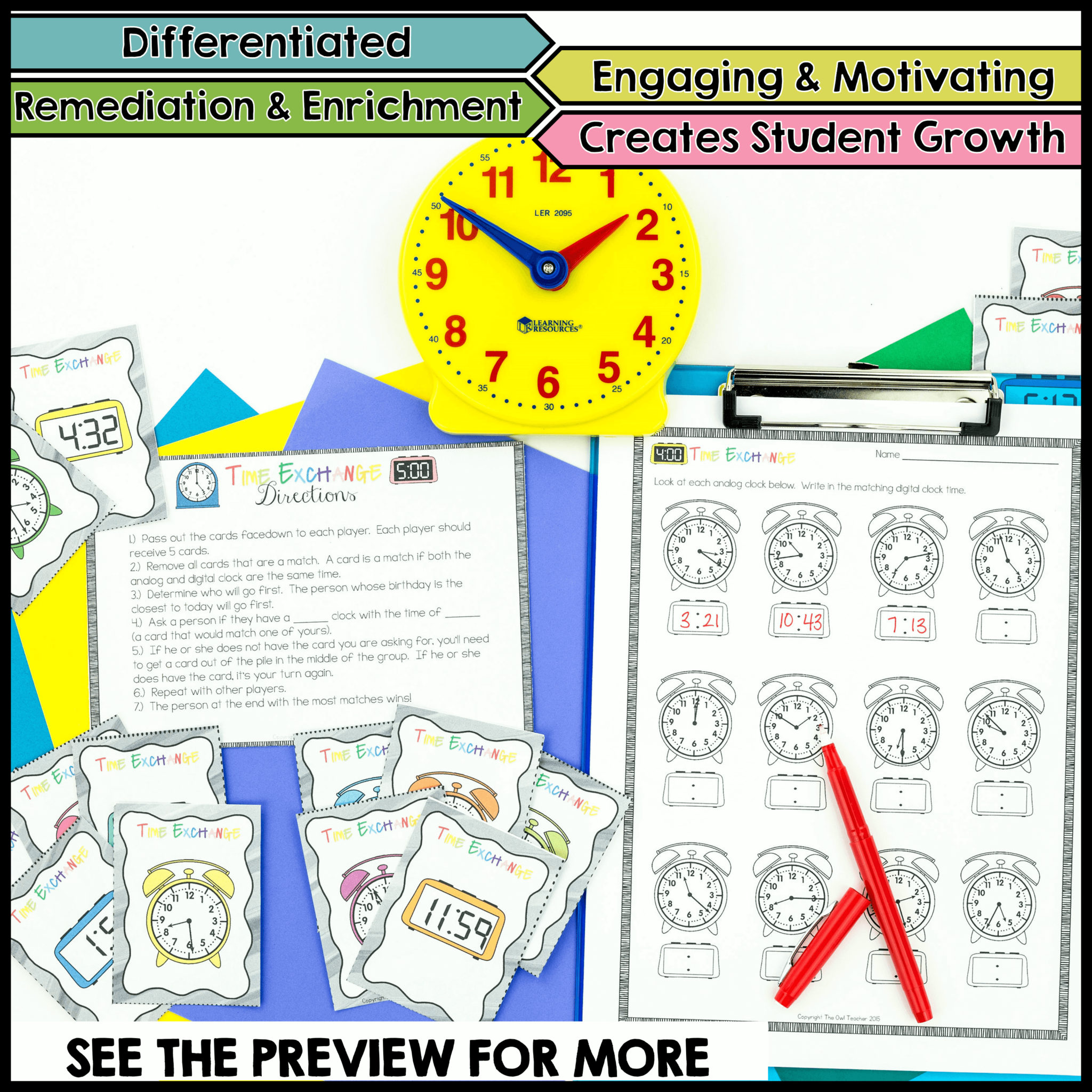Elapsed Time Worksheets Lesson Plans Activities Guided Math Workshop ...