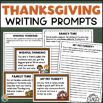 Thanksgiving Writing Prompts Narrative Descriptive Persuasive ...