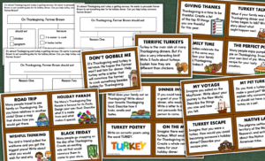Thanksgiving Writing Prompts Narrative Descriptive Persuasive ...