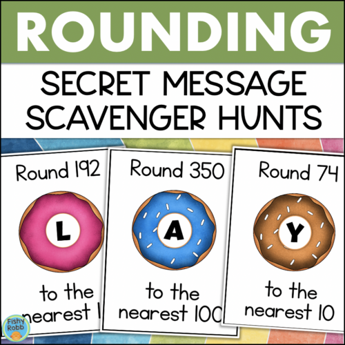 Rounding to the Nearest 10 and 100 Math Scavenger Hunt Activity - Made ...