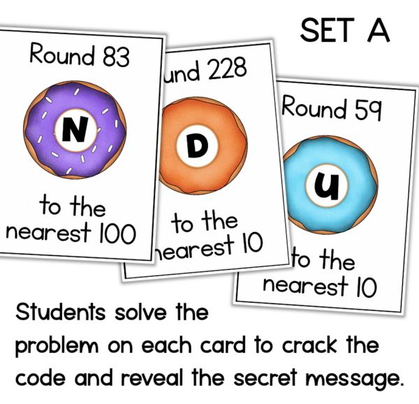 Rounding to the Nearest 10 and 100 Math Scavenger Hunt Activity | Made ...