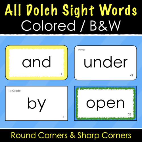Dolch 3rd Grade Sight Word BINGO - 30+ Bingo Cards, Flashcards + Word ...