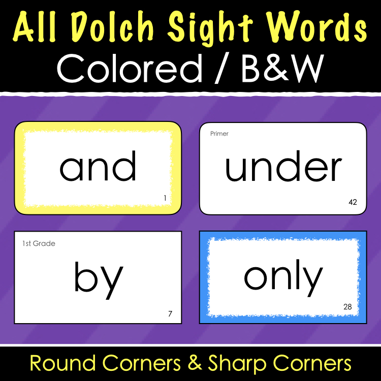 Dolch Sight Word BINGO Bundle - 150+ Bingo Cards, Flashcards + Word ...