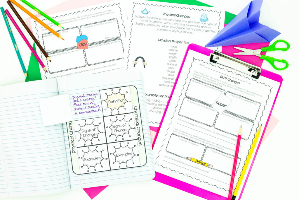 Investigating Matter Experiments, Worksheets, Sorts, Lesson Plans ...