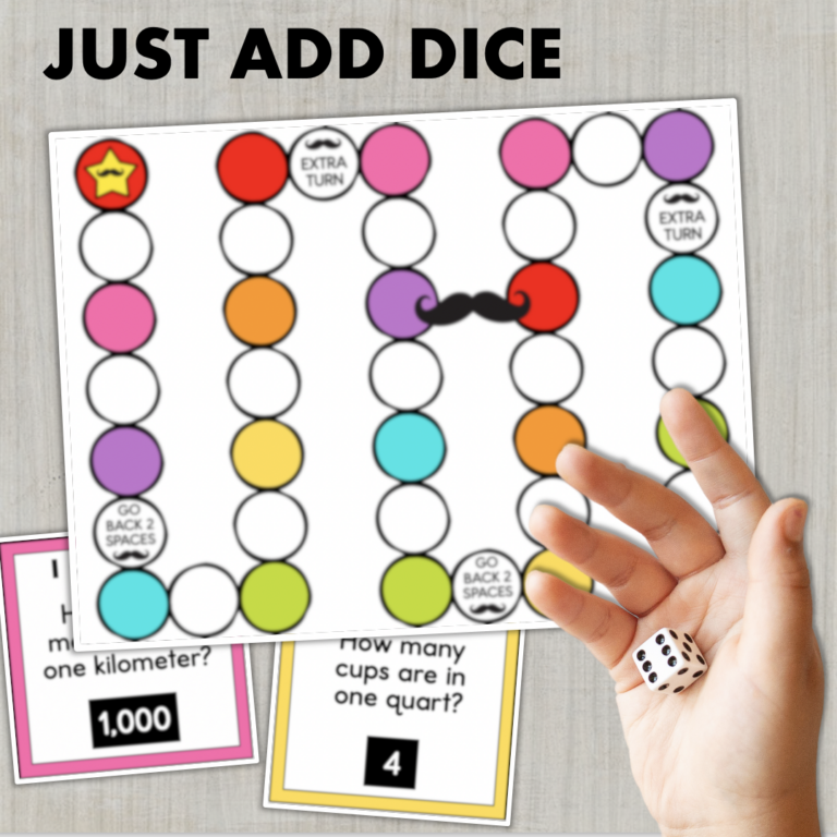 Standard and Metric Units of Measurement Math Game | Made By Teachers