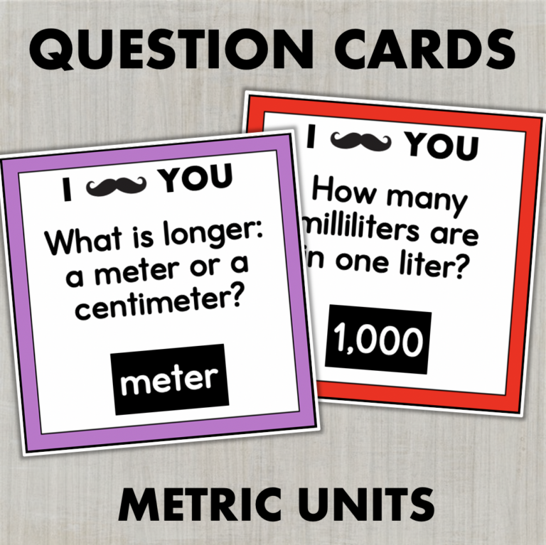 Standard and Metric Units of Measurement Math Game - Made By Teachers