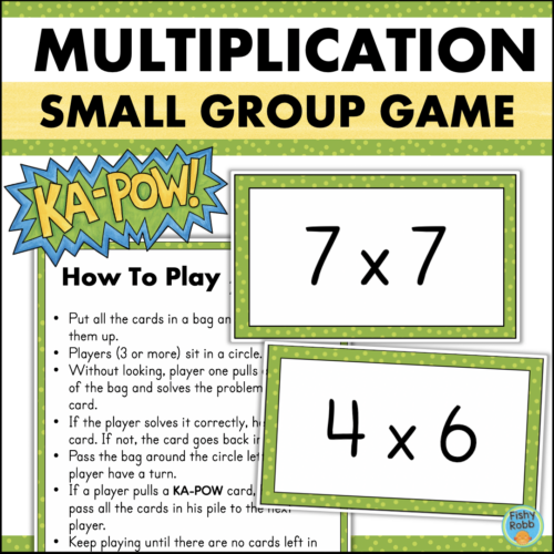Multiplication Facts Game | Made By Teachers