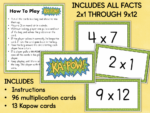 Multiplication Facts Game | Made By Teachers