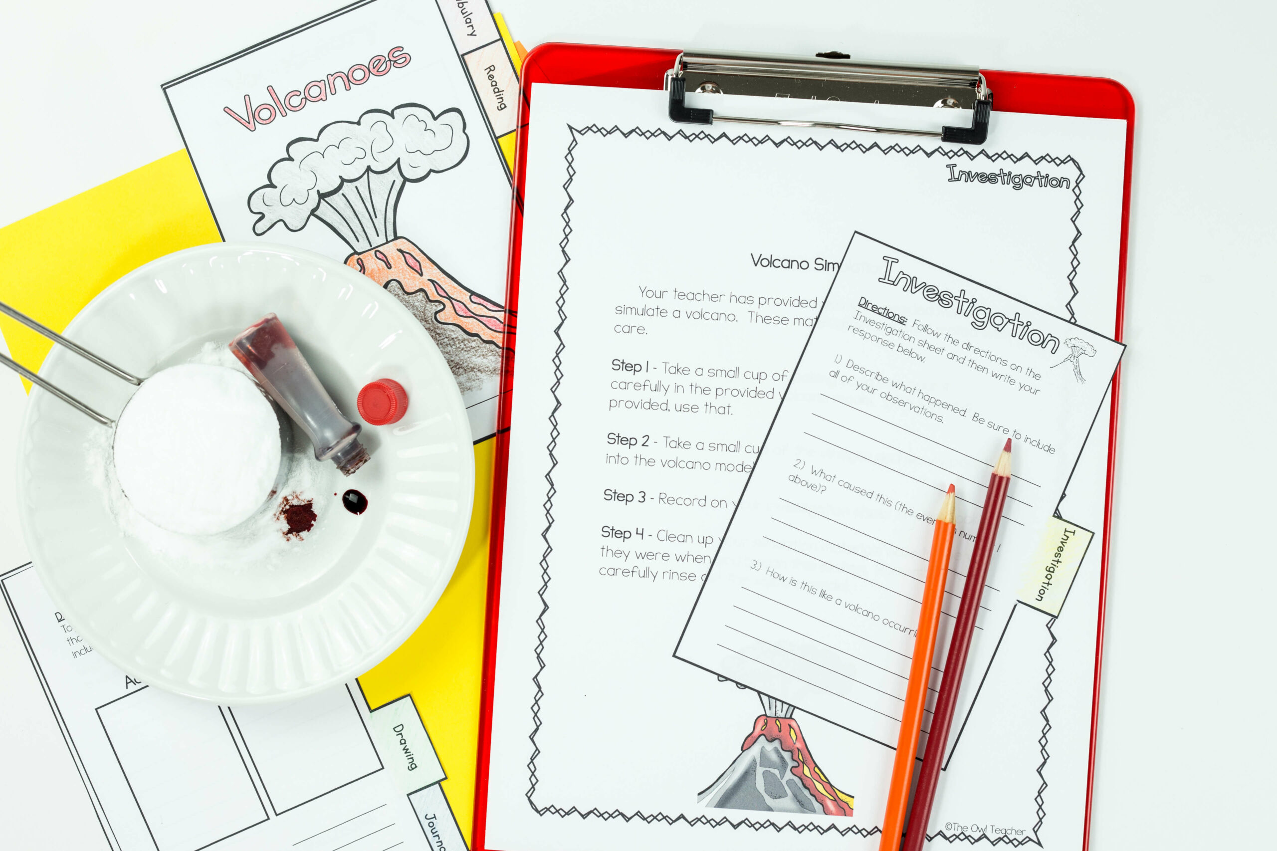 Volcanoes Investigation Booklet | Made By Teachers