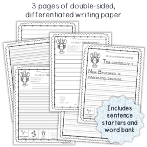 New Brunswick Province of Canada Differentiated Research Project | Made ...